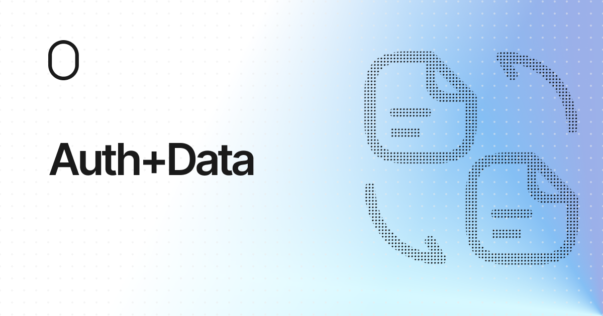 Auth + Data | Instant User Authentication & Secure Credential Sharing ...